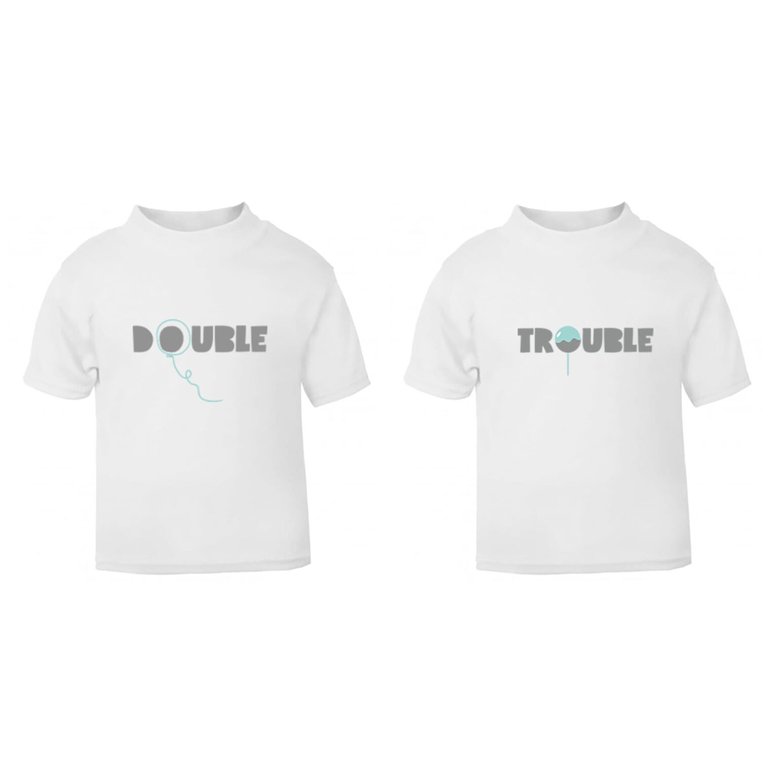 Double trouble tshirts for twins - ALOV